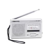 China DEKKO DK-2020 Mini AM FM Radio Pocket Portable with Built-In Antenna 2 AA Battery Powered for sale