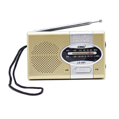 China DEKKO DK-2013 Pocket AM FM Radio 2 AA Battery Portable Mini Radio Built-in Antenna for sale