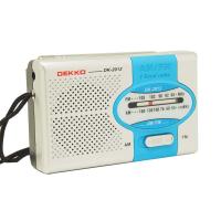 China DEKKO DK-2013 Pocket AM FM Radio Portable 2 AA Battery Lightweight Plastic Silvery for sale
