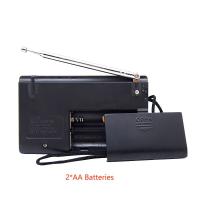 China DEKKO DK-2013 Pocket AM FM Radio with 2 AA Battery Power and Built-in Antenna for sale