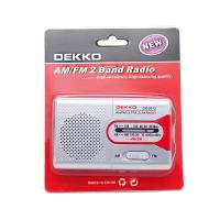 China DEKKO DK-2013 Pocket AM FM Radio with 2 AA Battery Power and Built-in Antenna for sale
