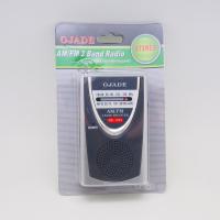China OE-1201 Portable AM FM Radio Bluetooth Speaker with Belt Buckle 10x6.2x2.3cm AA Battery Powered for sale