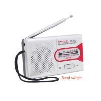 China DEKKO DK-2013 Pocket AM FM Radio 2 AA Battery Powered Portable Mini Radio for sale