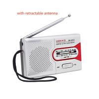 China DEKKO DK-2013 Pocket AM FM Radio 2 AA Battery Powered Portable Mini Radio for sale