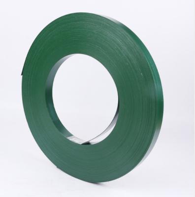 China Binding Carbon Steel Strip Belt Green Painted for sale