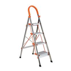 China Aluminium Folding 4 Steps Household Kitchen Safety Step Ladders for sale