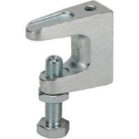 China Electrical Steel Beam Grounding Clamp Clip Silver Measurement System Metric for sale