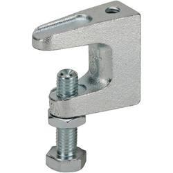 China Electrical Steel Beam Grounding Clamp Clip Silver Measurement System Metric for sale
