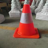 China One Reflective Film  Applications for Residential Areas 70cm height PVC safety cone for sale