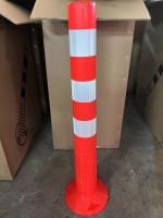 China Red  flexible post Warning Sign for Moving Motor Vehicles for sale