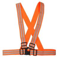 China 100pcs/ctn orange reflective belt 105g Unit Weight for sale