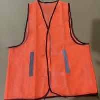 China reflective vest(mesh)orange Security Guards Unit Weight 45g Packing 200pcs/ctn for sale