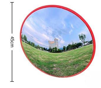 China PC Face Orange Reflector Convex Mirror 2.2KG Road Safety Facilities for sale