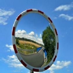 China Orange PVC Wide Angle Lens Turning Mirror for Various Curves and Intersections for sale