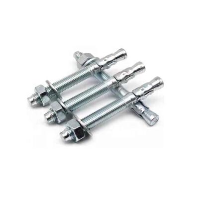 China Stainless Steel Bolt And Nuts Silvery Finish Hot Galvanized For Industrial Durability for sale