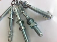 China Silvery Heavy-Duty Wedge Anchors 16X140mm Reliable Industrial Fastening for sale