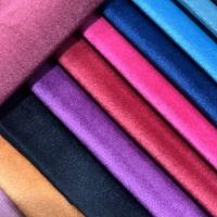 China Comfortable Velvet Material Fabric High Density With Good Color Performance for sale