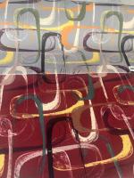 China 100% Polyester Digital Print Sofa Fabric Durable For Home Decoration for sale