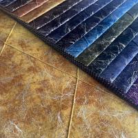 China Metallic Luxury Sofa Fabric Colorful Lightweight With Knitted Technics for sale