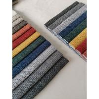 China 100% Polyester Linen Sofa Fabric Embossed For Home Decoration for sale