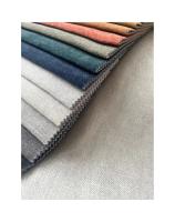 China Sofa Custom Polyester Linen Fabric Linen Jacquard Fabric Double Faced for sale