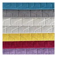 China 100% Polyester Luxury Sofa Fabric Knitted Waterproof With Embroidered Pattern for sale