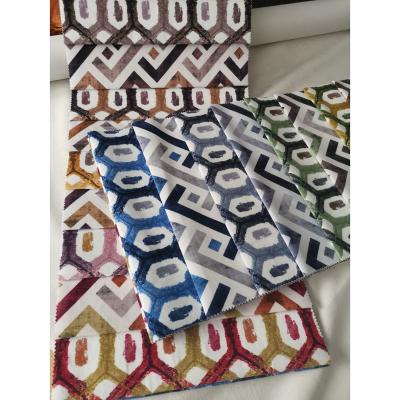 China 100% Polyester Digital Print Fabric Rainbow Dubai Fabric For Sofa for sale