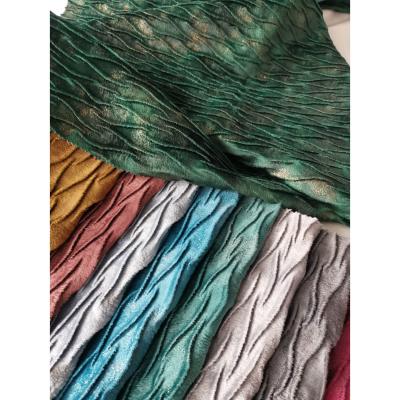 China Flame Retardant Polyester Velvet Fabric Luxurious With Mulit Color for sale