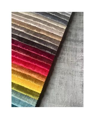 China 100% Polyester Luxury sofa fabric Bronzed Velvet Fabric For Home Decoration for sale