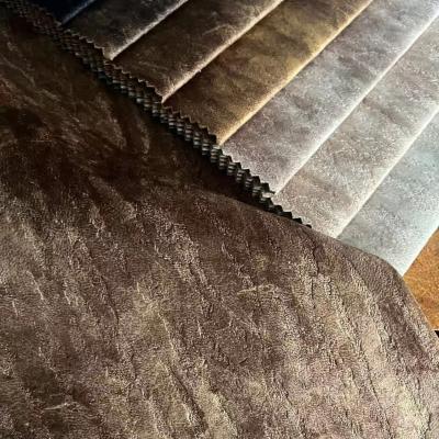 China 100% Polyester Velvet Sofa Fabric Printed Embossed Velvet Fabric Sofa Fabric Factory for sale