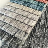 China Breathable Embossed Knit Fabric Abrasion Resistant With Easy Maintenance for sale