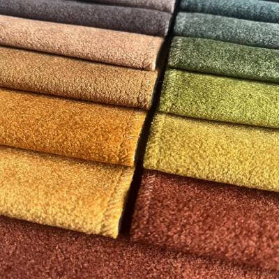China Chenille Velvet Sofa Fabric Stain Resistant For Home Decoration for sale