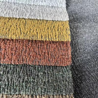 China Decorative Waterproof Chenille Fabric Material Chenille Boucle Fabric for sale