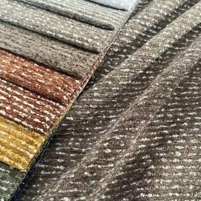 China Soft Stain Resistant Chenille Jacquard Upholstery Fabric Chenille Textured Fabric for sale