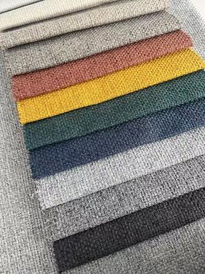 China Soft Faux Linen Fabric Water Resistant Wildely Use With Plain Style for sale