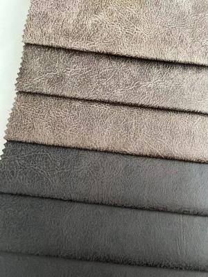 China Printed Leather Sofa Fabric Breathable Comfortable For Home Decoration for sale
