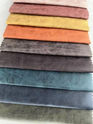 China Anti Fouling Knitting Leather Like Fabric Soft Faux Leather Fabric for sale