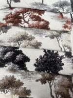China Tear Resistant Stripe Style Jacquard Upholstery Fabric Chenille sofa fabric for sale