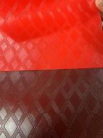 China Decorative Pvc Coated Tensile Fabric 140cm Width With Embossed Pattern for sale