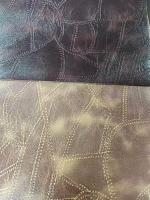 China Embossed Pvc Coated Polyester Fabric Waterproof Faux Recyclable for sale