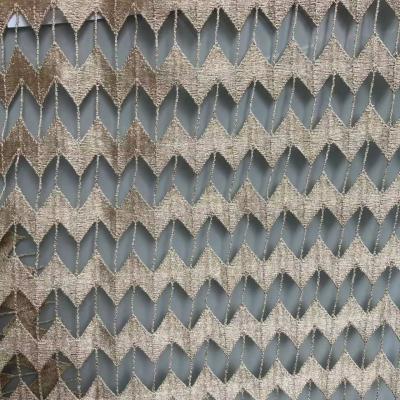 China 100% Polyester Lace sofa fabric 2.8M Jacquard Luxury sofa fabric for sale