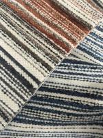 China 430GSM Heavy Weight Woven Chenille Sofa Fabric with Line Pattern and 100% Polyester for Luxury Upholstery for sale