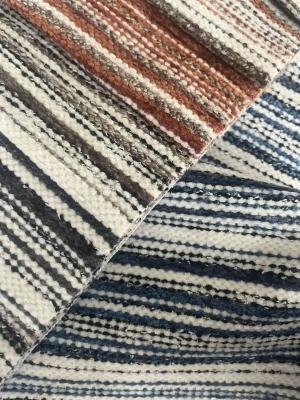 China 430GSM Heavy Weight Woven Chenille Sofa Fabric with Line Pattern and 100% Polyester for Luxury Upholstery for sale
