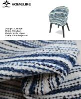 China High Quality New Plain 100% Polyester Jacquard Stripe Blended Woven Chenille Sofa & sofa fabric Home Textile for sale
