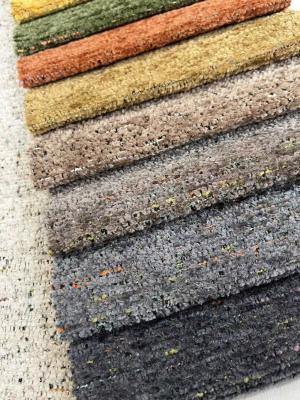 China 340GSM 100% Polyester Woven Chenille Sofa Fabric with 142CM Width for Luxury Upholstery for sale