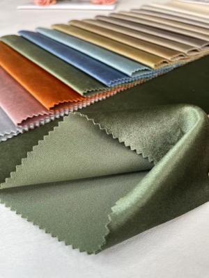 China Soft Durable Plain Velvet Sofa Fabric Suitable for Upholstery Covering Sofas Chairs and Decorative Furniture for sale