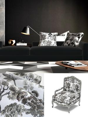 China 100% Polyester European classic tree pattern Woven Jacquard Fabric for sale