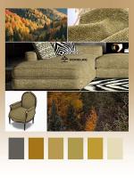 China 600gsm Warm Ochre Mix dusky taupe Luxury Chenille Fabric for Home Textile for sale