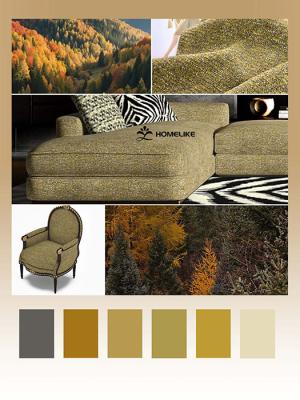 China 600gsm Warm Ochre Mix dusky taupe Luxury Chenille Fabric for Home Textile for sale