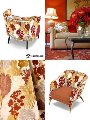 China Forest Impression Jacquard Velvet – Where the luxury of a gilded forest meets your home. for sale